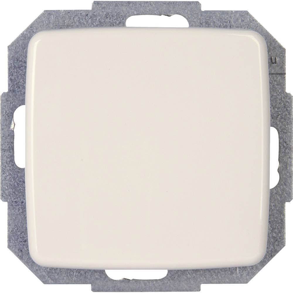 Kopp 1 st Insats Strömställare kors RIVO Renvit (RAL - Elgiganten - Elgiganten