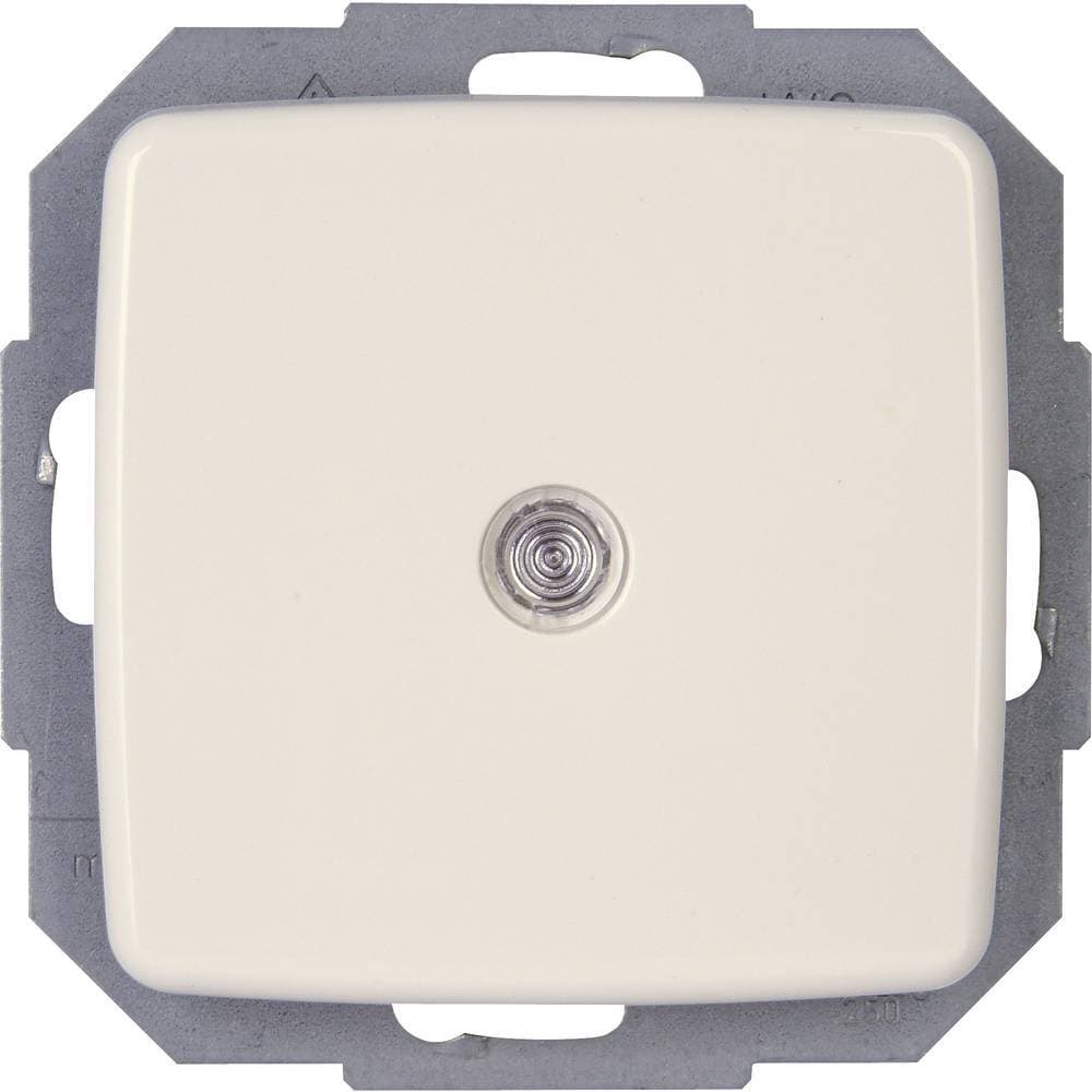 Kopp 1 st Insats Tryckknapp RIVO Renvit (RAL 9010) - Elgiganten - Elgiganten