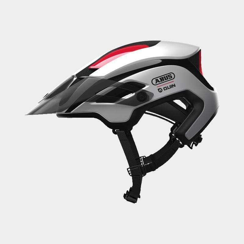 Abus MonTrailer QUIN Polar White, Cykelhjälm Röd M - Elgiganten ...