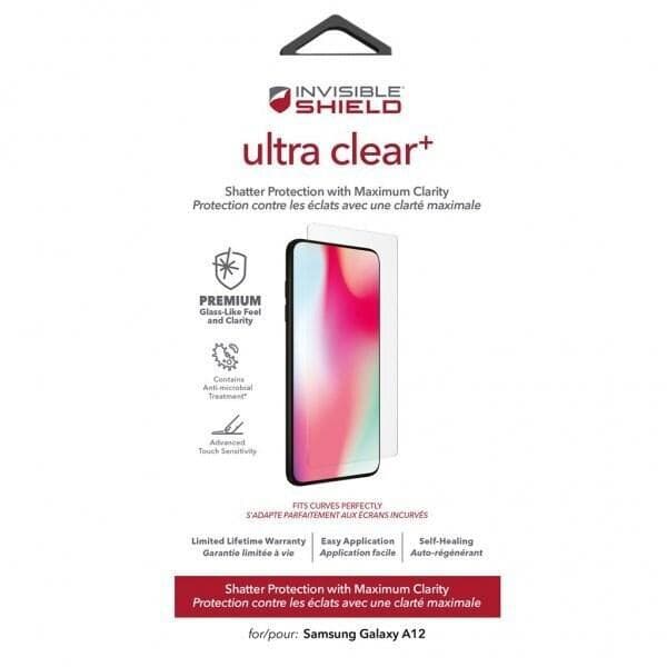 ZAGG InvisibleShield Ultra Clear+ Samsung Galaxy A12 Screen ...