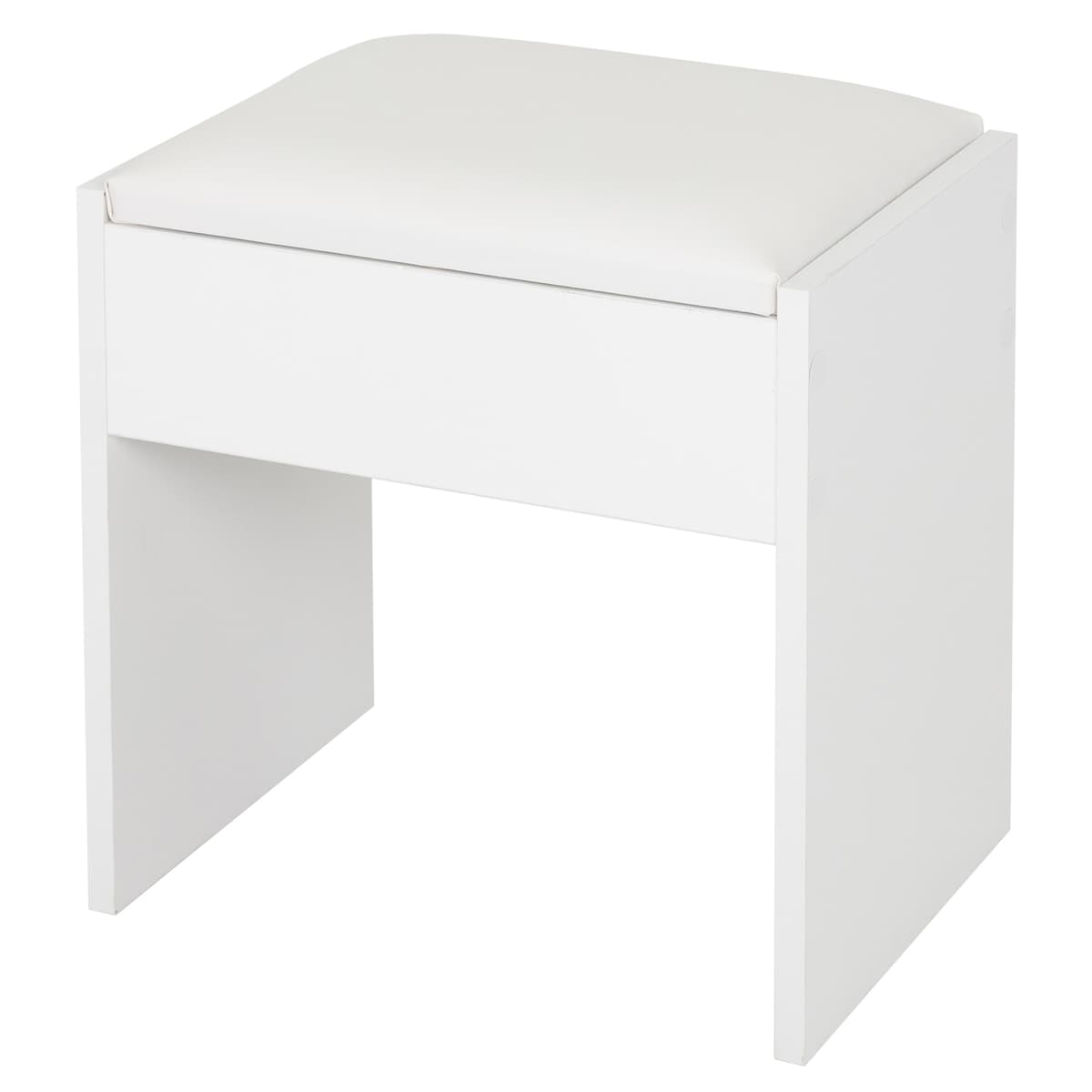 ECD Germany dressing pall, vit, 40 x 43 x 29,5 cm, i ädel design, hög ...