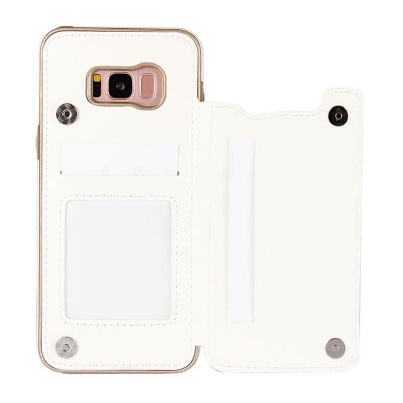 Flipwallet 2-kort Samsung Galaxy S8 Plus (SM-G955F) - Vit - Elgiganten - Elgiganten