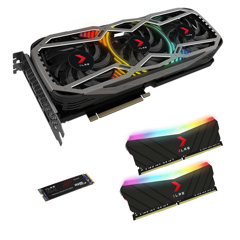 PNY GeForce RTX 3070 Ti 8GB XLR8 Gaming REVEL EPIC-X RGB Bundle Pack 2 ...