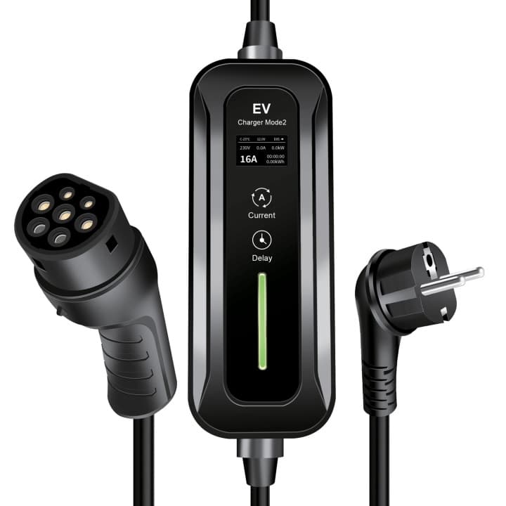 LogiLink Laddare Elbil Typ 2 230V 1-fas 16A 3,7 kW 5m - Elgiganten ...