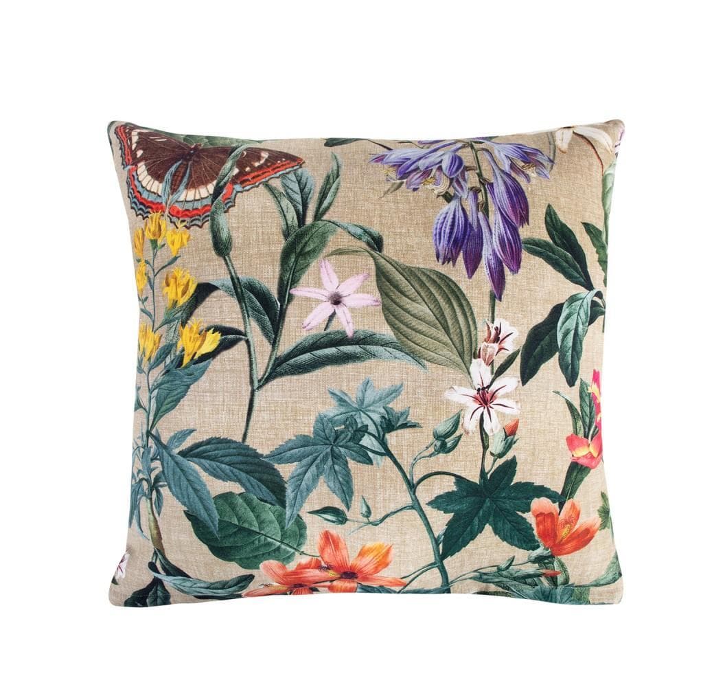 Kudde AMAZONIA 45x45cm, beige blommig - Elgiganten - Elgiganten