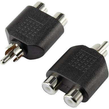 SpeaKa Professional RCA Audio Y-adapter [1x RCA-hane - - Elgiganten