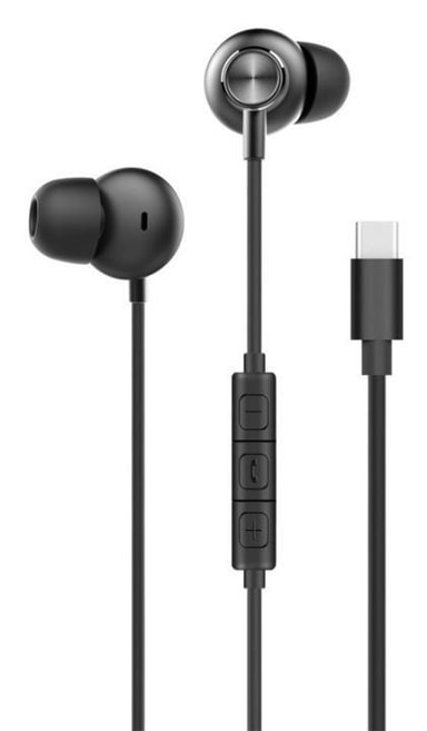 Music Soul - In-Ear hörlurar med USB-C, Svart - Elgiganten - Elgiganten