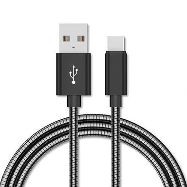 NORDIQZENZ USB-C kabel, Silver, 1m - Elgiganten