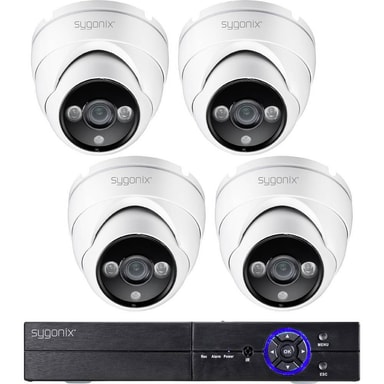 Sygonix SY-4536210 + 4x SY-4536212 AHD, HD-CVI, HD-TVI, - Elgiganten ...