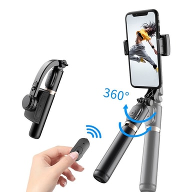 Mobilstativ / Tripod med Bluetooth Anti-shake stabilizer - Elgiganten ...