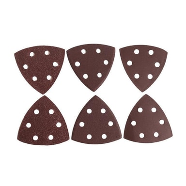 Slippapper för Bosch slipmaskin 6-håls självhäftande 240 korn 6-pack ...