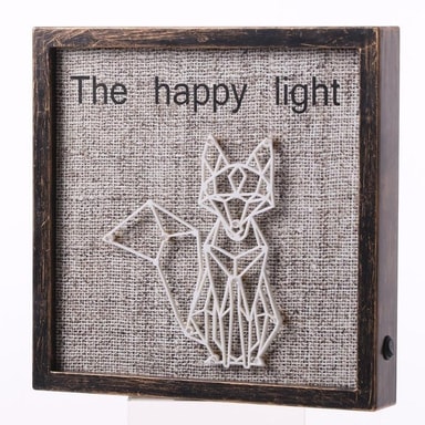 The Happy Light, Tavla med LED-belysning, Räv - Elgiganten