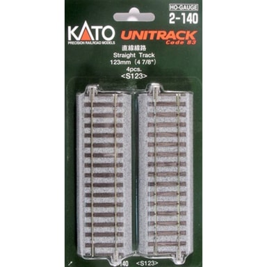 2-140 H0 Kato Unitrack Rakt spår 123 mm - Elgiganten