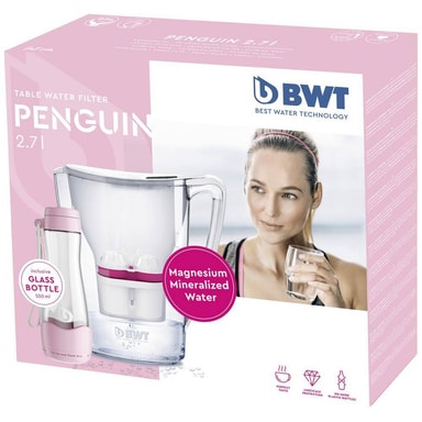 BWT PENGUIN + Bottle 0815046 Vattenfilter 2.7 l Vit - Elgiganten