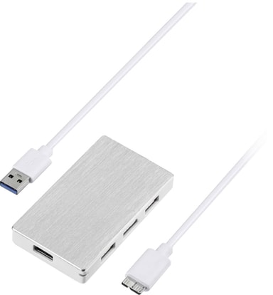 Sandstrøm 4-ports USB-hubb - Elgiganten