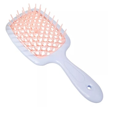 Detangling hårborste Massage Curl Comb Ljusrosa - Elgiganten