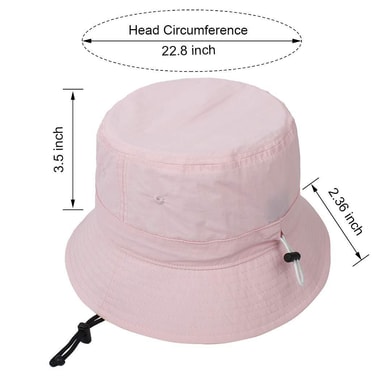 Fiskehatt med UV-skydd Rosa - Elgiganten