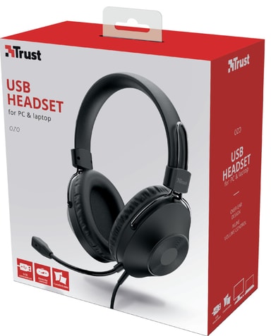 Trust OZO USB headset för dator - Elgiganten