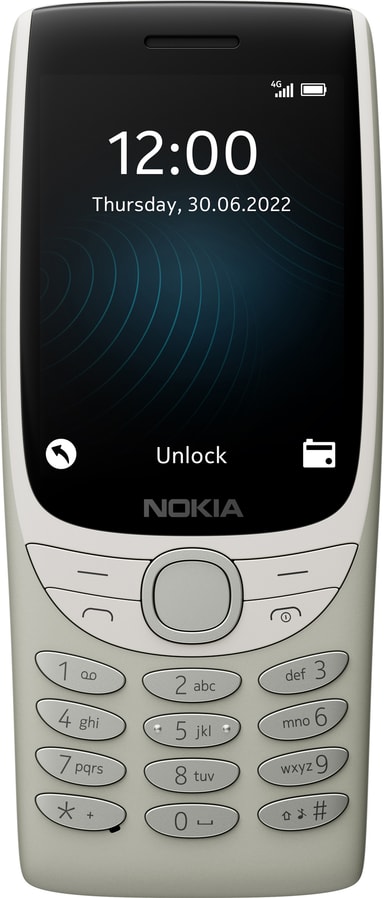 Nokia 8210 4G mobiltelefon (sand) - Elgiganten
