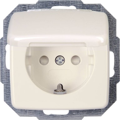 Kopp Insats Kontaktskydd RIVO Renvit (RAL 9010) - Elgiganten