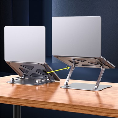 Justerbart stativ för laptop Vit - Elgiganten