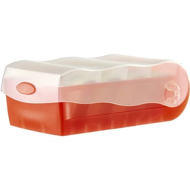 HAN Kortlåda Genomskinlig, Röd 997-617 900 kort DIN A7 - Elgiganten ...