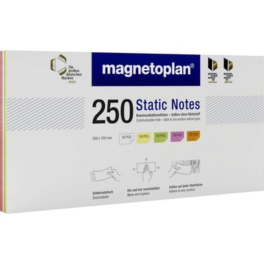 Magnetoplan Notislapp, häftande Static Notes 200 mm x - Elgiganten ...