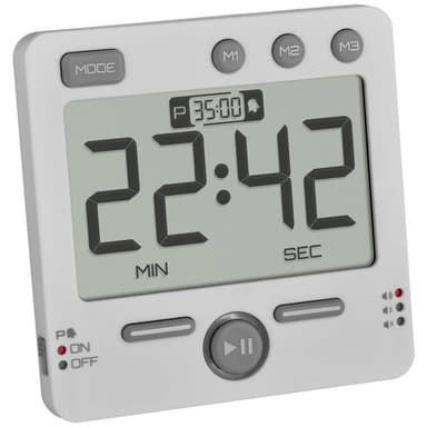 Tfa Dostmann 99hours Timer Vit Digital Elgiganten