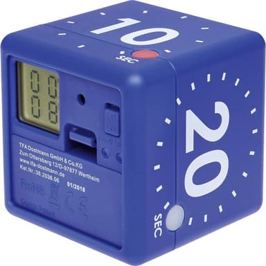 Tfa Dostmann Cube Timer Blå Digital Elgiganten