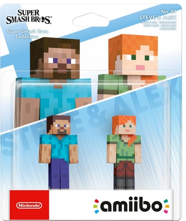 Nintendo Amiibo-karaktär - Super Smash Bros. Col. - Steve och Alex ...