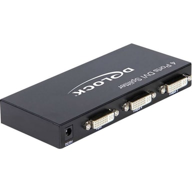Delock 87640 4 Port DVI-Splitter 1920 x 1080 pixel - Elgiganten ...
