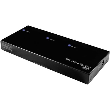 Digitus DS-41211 2 Port DVI-Splitter 1920 x 1200 pixel - Elgiganten ...