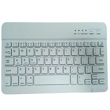 Trådlöst tangentbord Bluetooth 3.0 Vit - Elgiganten