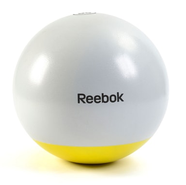 Reebok Gymball 75 cm., Grey/Yellow Studio - Elgiganten - Elgiganten