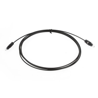 Optisk kabel Toslink 2 meter 2.2mm OD - Elgiganten - Elgiganten