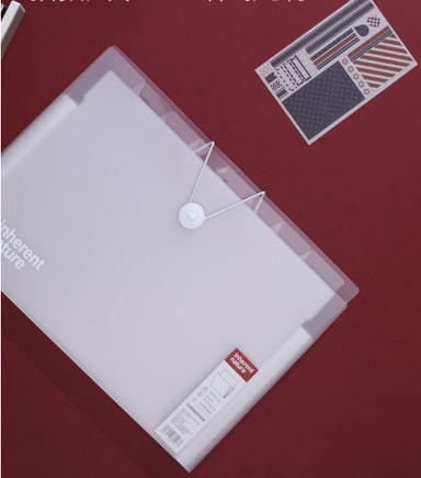 Expanderande filmapp med flikar 5 fickor A4 Vit - Elgiganten