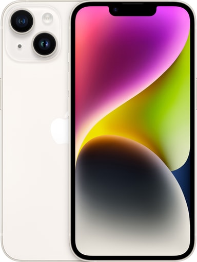 iPhone 14 – 5G smartphone 256GB Starlight - Elgiganten - Elgiganten
