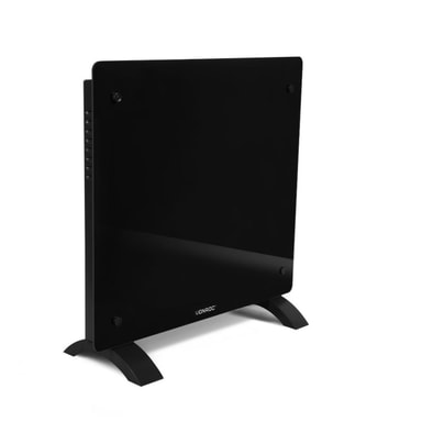 VONROC Lyxigt konvektorelement med glaspanel – 1000W – Svart | Wifi ...