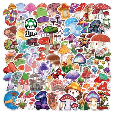 Klistermärken Tecknad svamp 100-pack - Elgiganten - Elgiganten