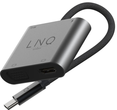 LinQ 4-i-1 USB-C-adapter - Elgiganten - Elgiganten