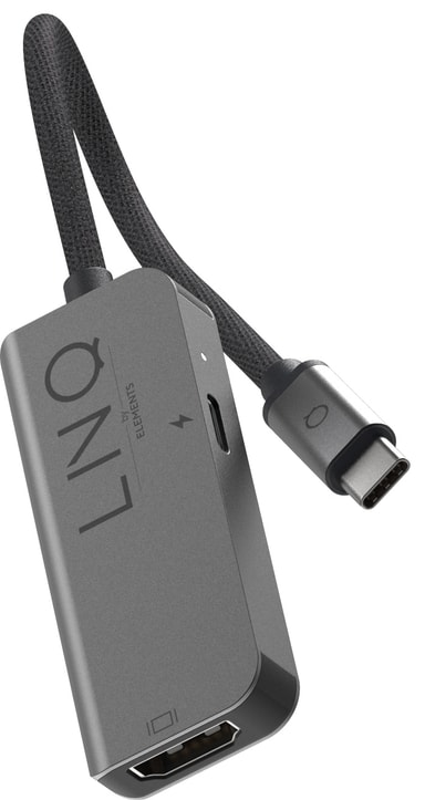LinQ 2-i-1 USB-C-adapter - Elgiganten - Elgiganten