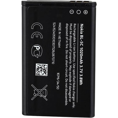 Nokia Mobilbatteri N/A 1020 mAh Bulk/OEM - Elgiganten