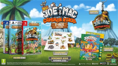 New Joe & Mac: Caveman Ninja - T-Rex Edition (PS4) - Elgiganten ...