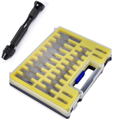 Handborr set 151 delar Svart - Elgiganten