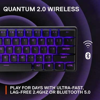 SteelSeries Apex Pro Mini trådlöst tangentbord för gaming - Elgiganten ...
