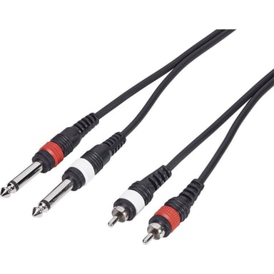 Paccs Audio Adapterkabel [2x Teleplugg 6.35 mm - 2x - Elgiganten ...