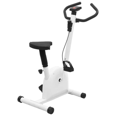 vidaXL Träningscykel remdrift vit - Elgiganten - Elgiganten