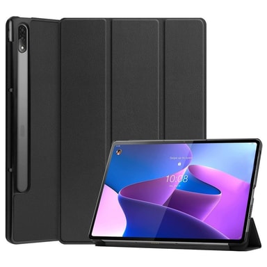 Tri-fold Fodral till Lenovo Tab P12 Pro - Svart - Elgiganten - Elgiganten