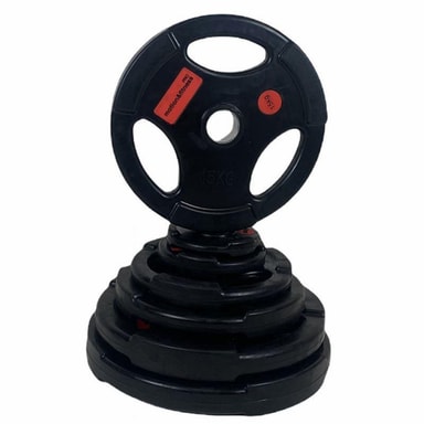 Motion & Fitness PRO Int.Viktskiva, Viktskivor Gummerade 15 kg ...