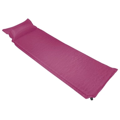 vidaXL Luftmadrass med kudde 66x200 cm rosa - Elgiganten - Elgiganten